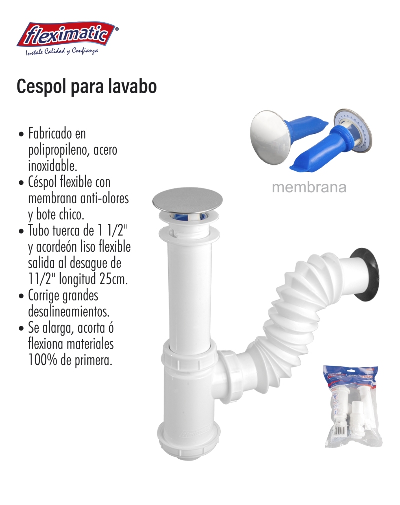 Cespol para lavabo